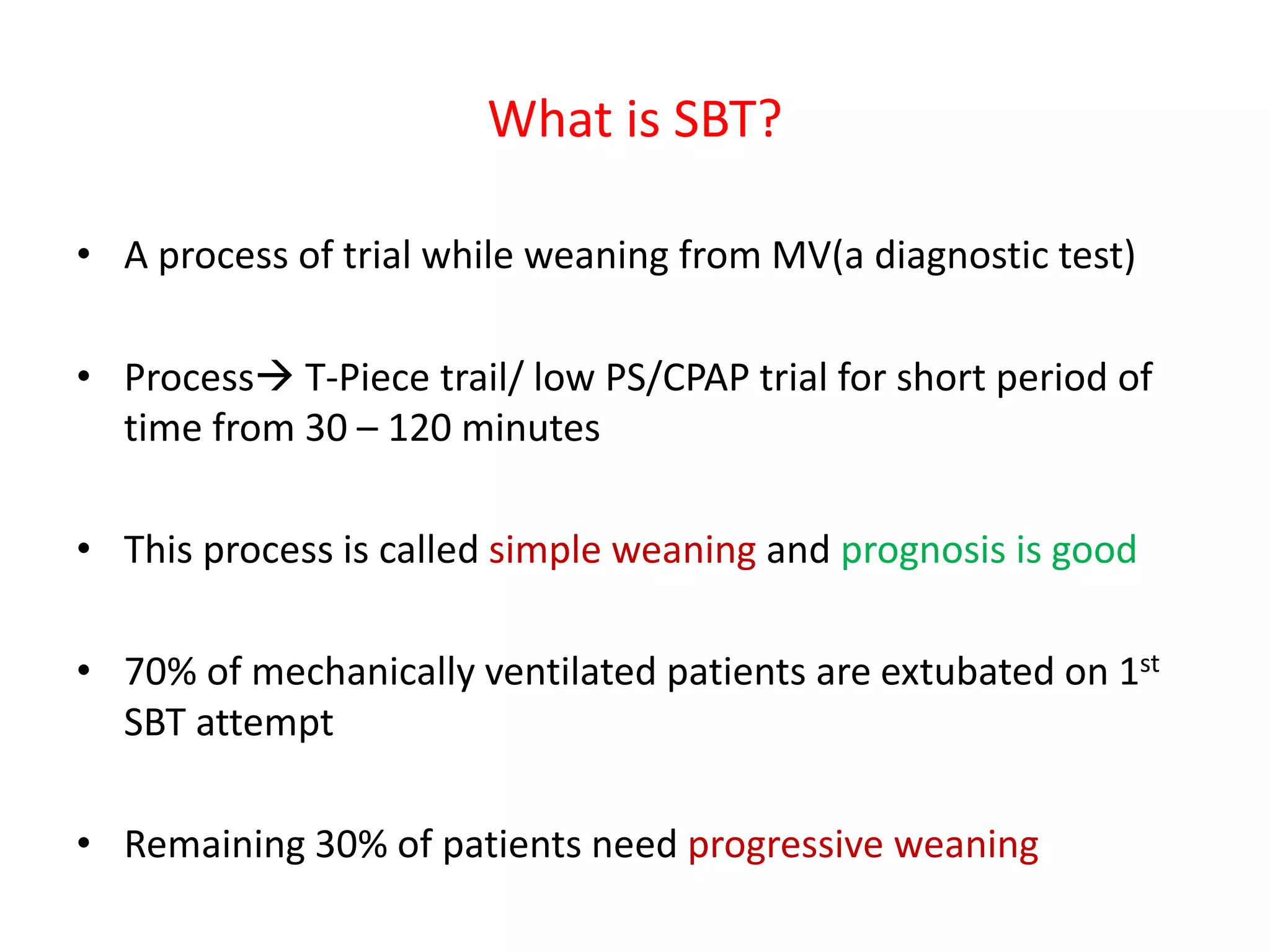 Weaning from MECHANICAL VENTILATION | PPTX