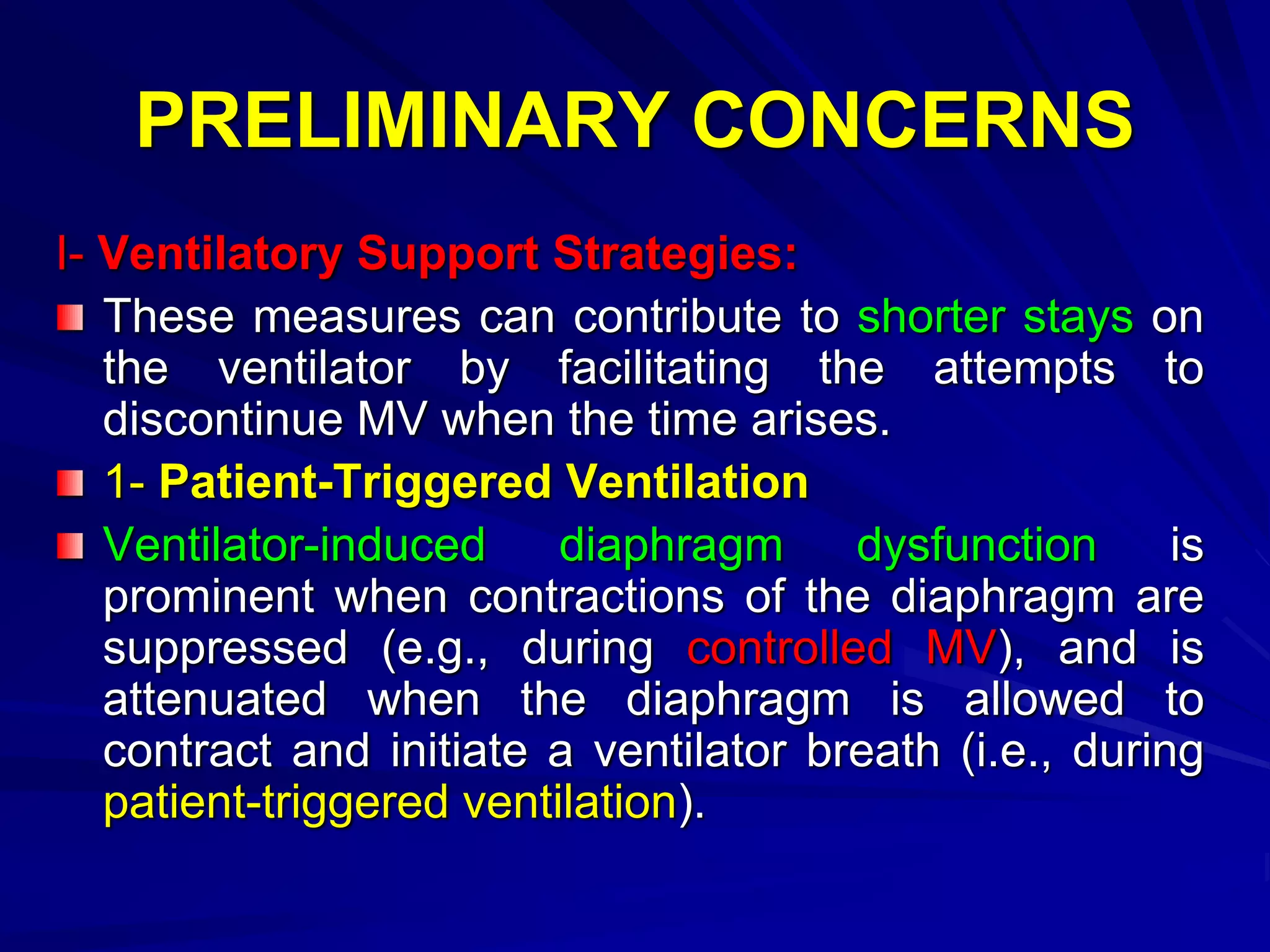 Weaning from mechanical ventilation 2019 | PPT