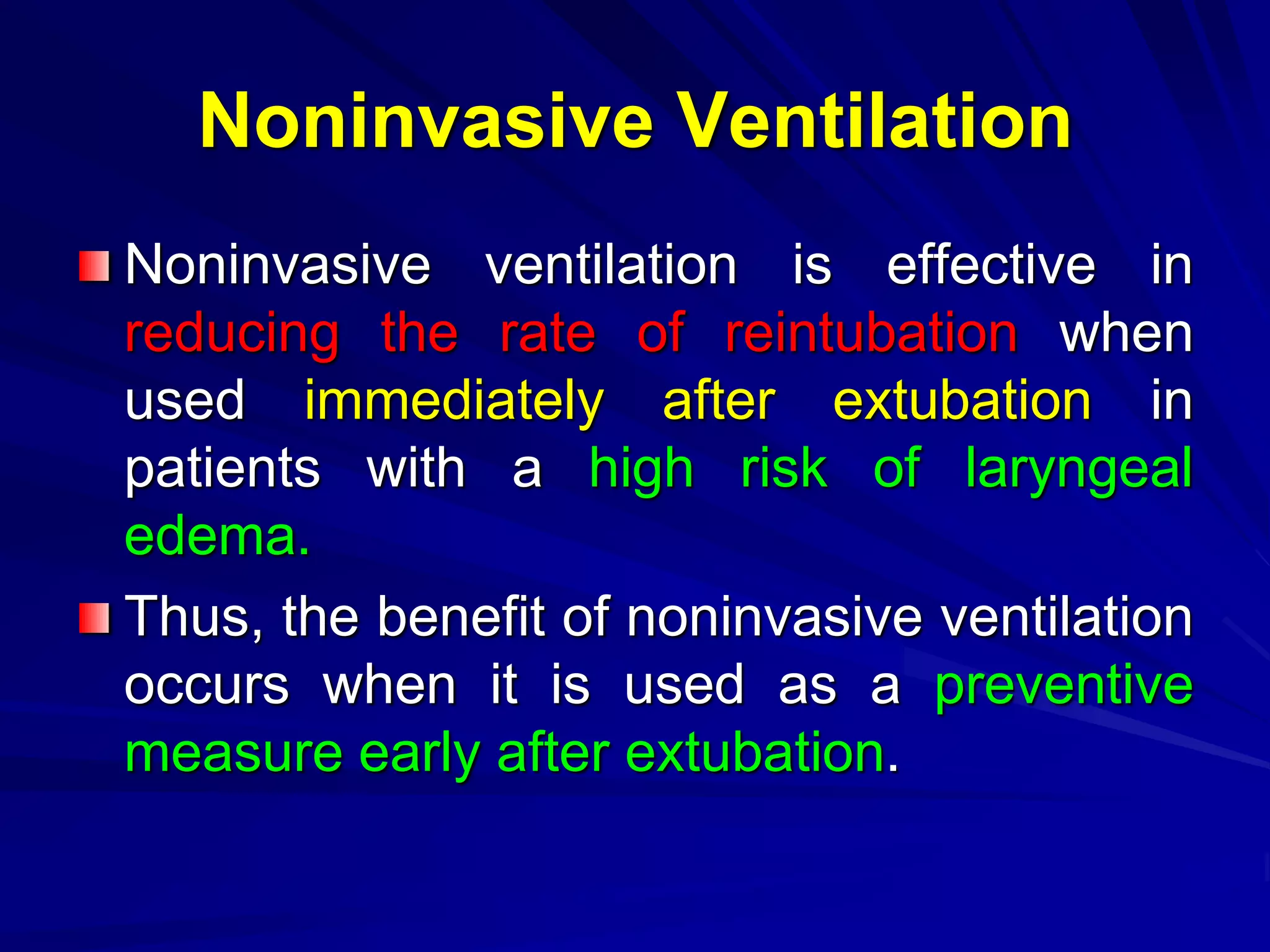 Weaning from mechanical ventilation 2019 | PPT