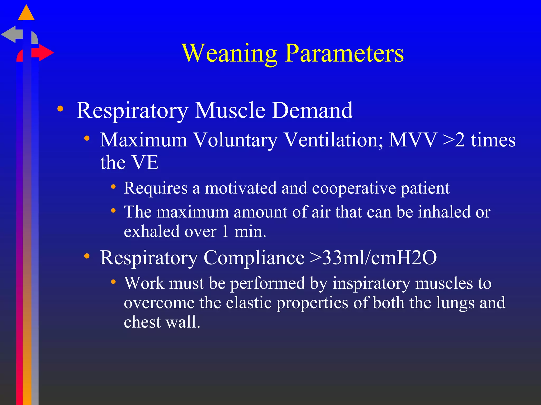 Weaning from mechanical ventilation | PPT