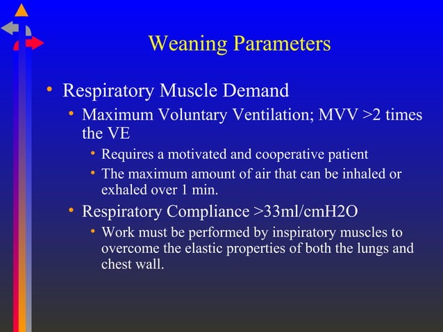 Weaning from mechanical ventilation | PPT