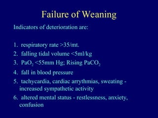 weaning FROM MECHANICAL VENTILATION.ppt