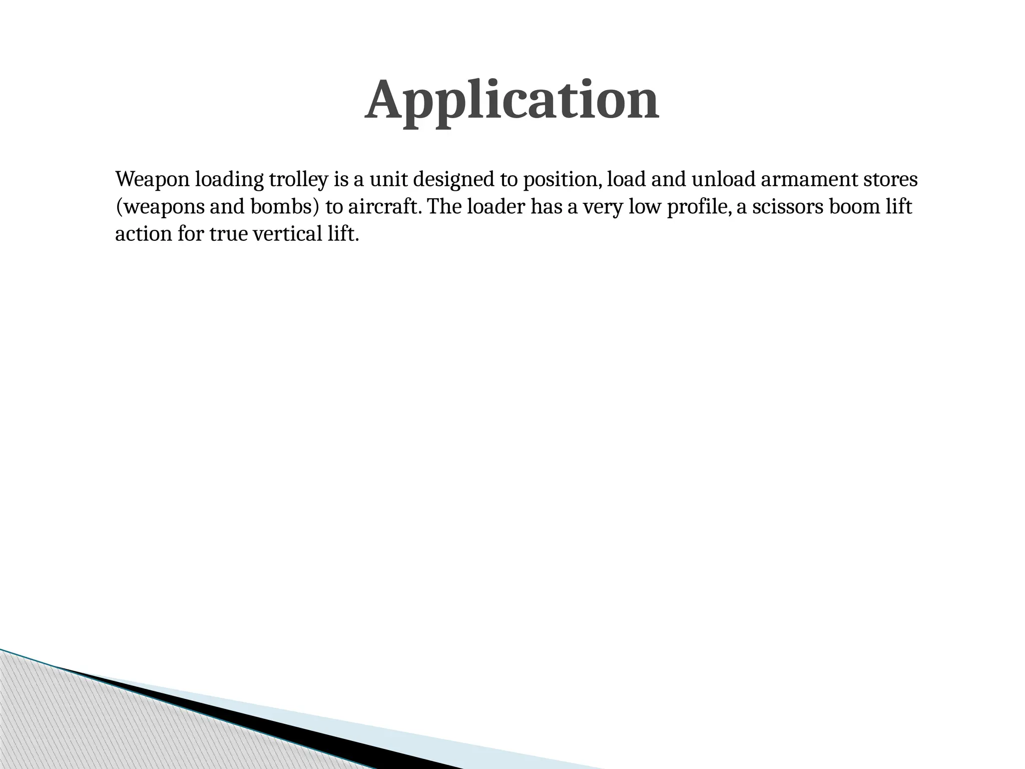 Weapon Loading Trolley for Indian Air Force.pptx