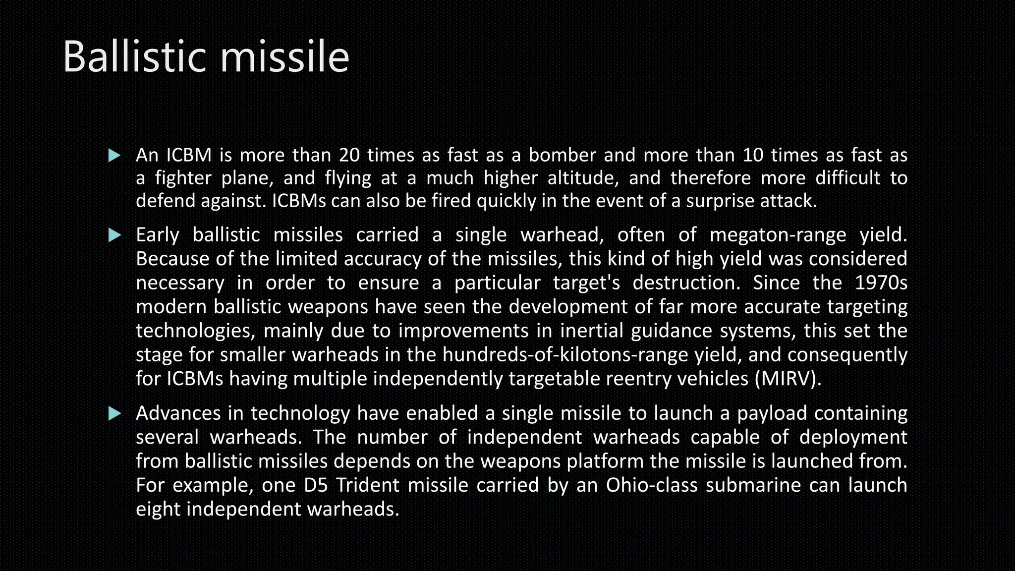 Weapon delivery system | PPTX