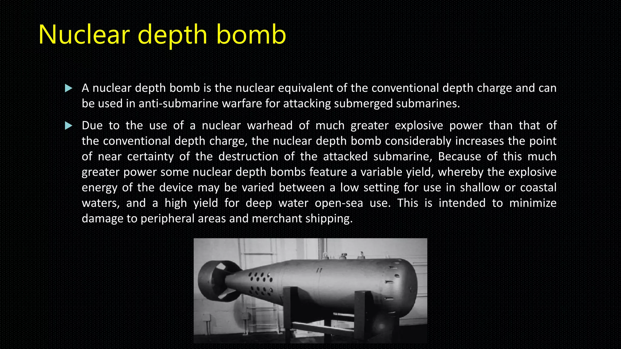 Weapon delivery system | PPTX