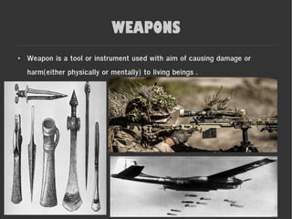 Weapon Development | ODP