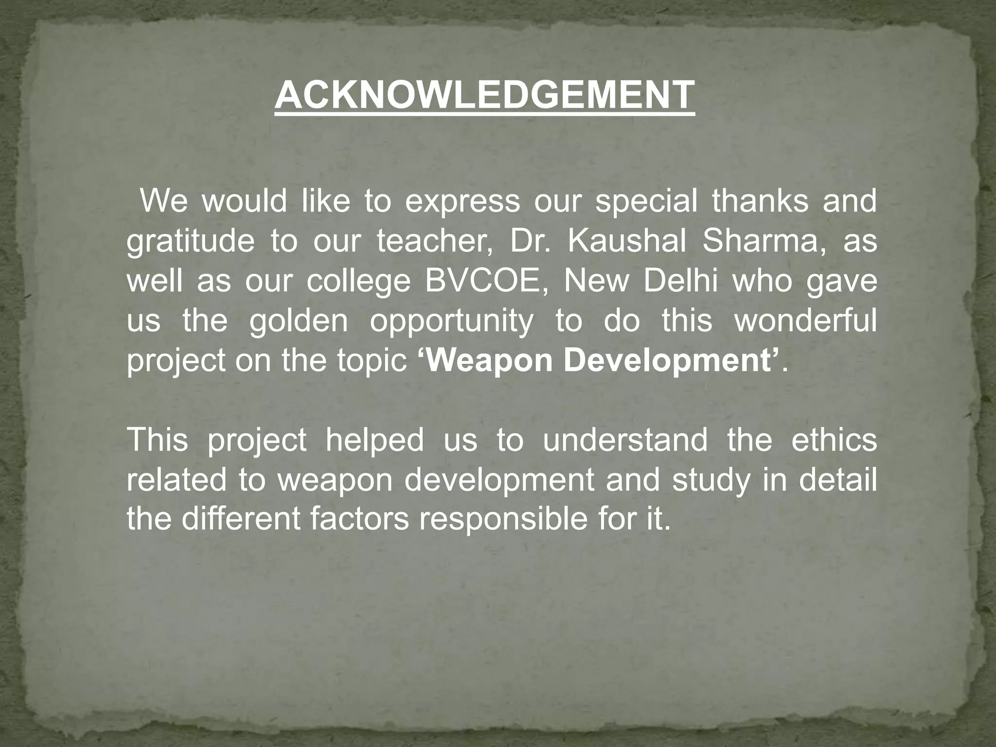 weapon development.pptx