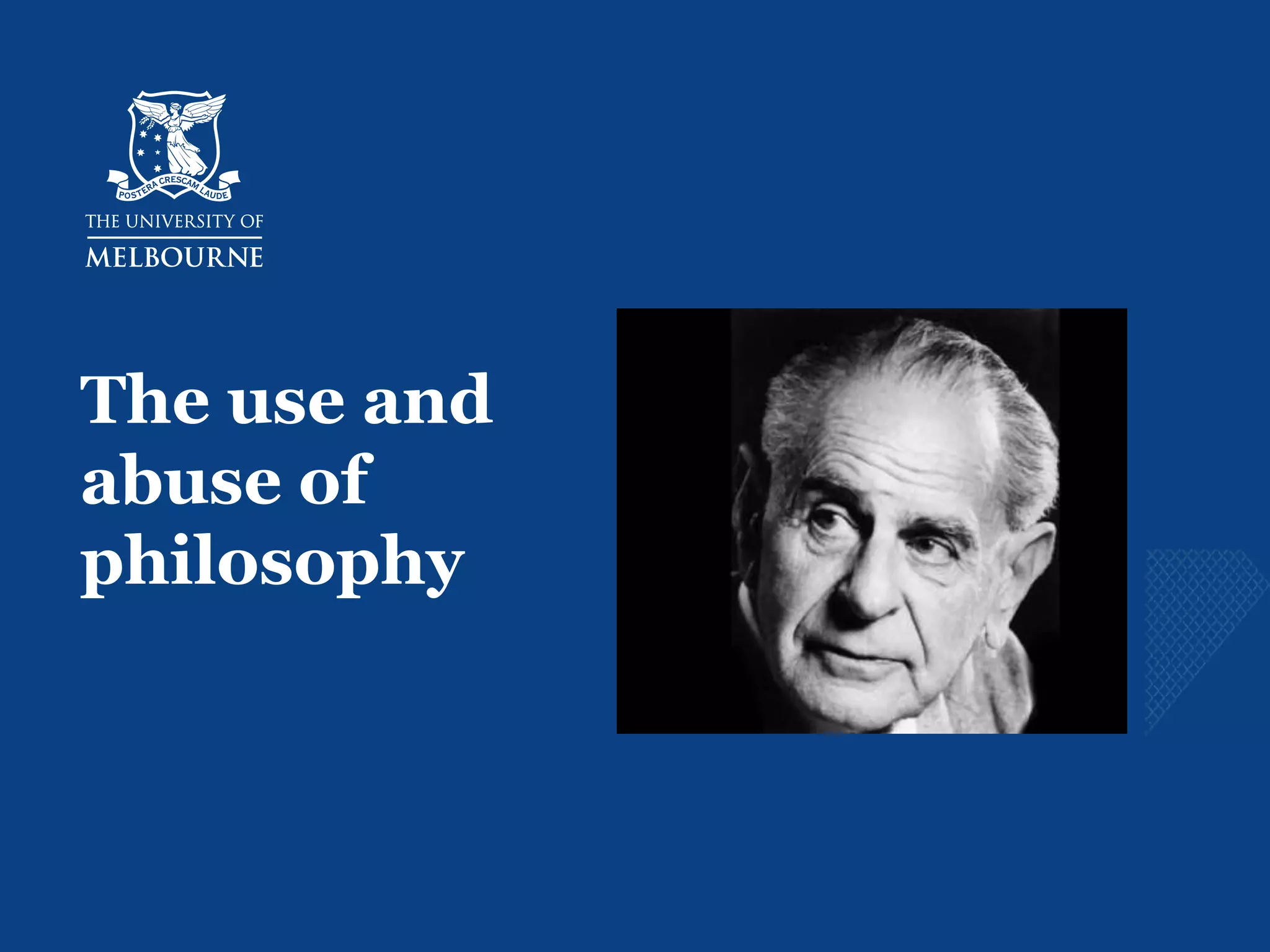 Weaponising Philosophy in Systematics | PPTX