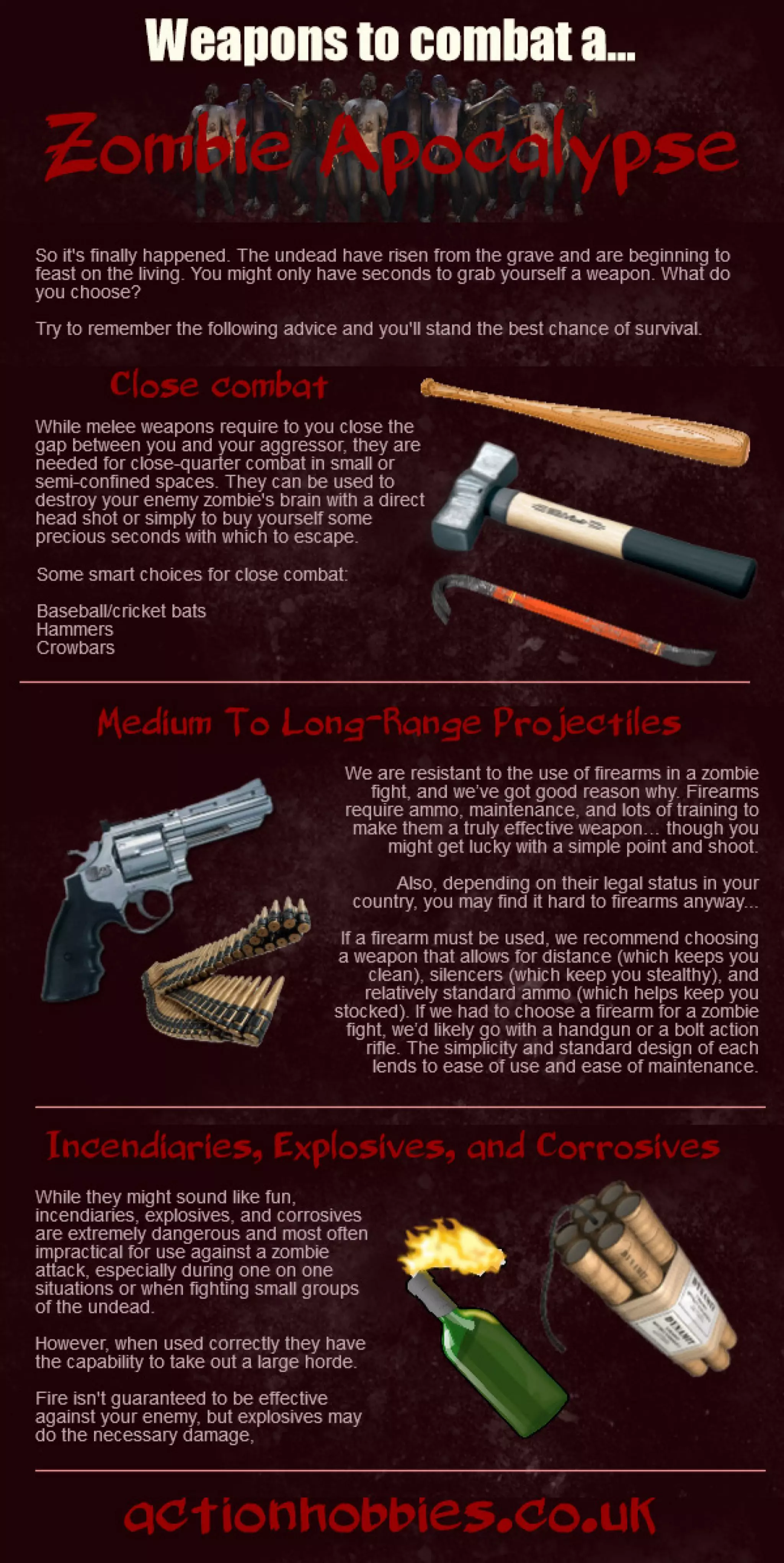 Weapons to Combat a Zombie Apocalypse | PDF