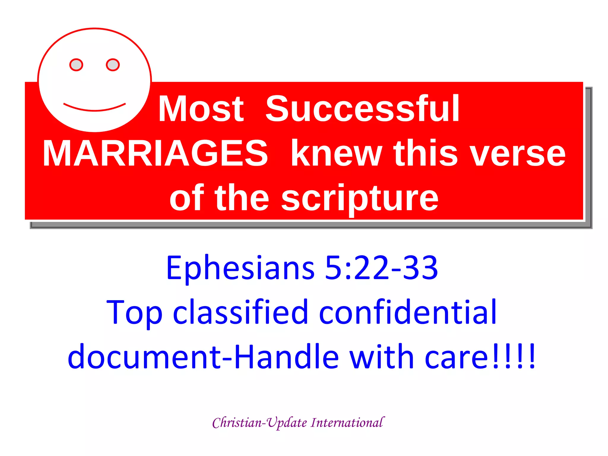 TOP SECRET! CLASSIFIED!!! -MARRIAGE | PPT