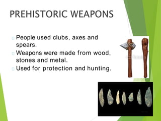 History of Weapons | PPTX