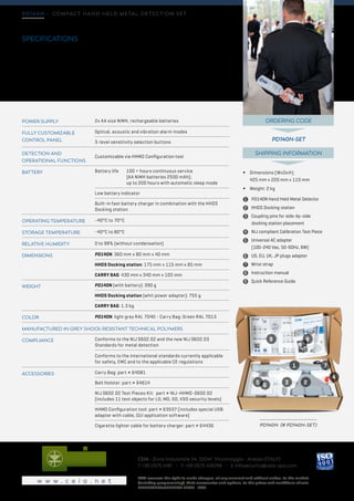 Weapons detections systems gxc inc. | PDF