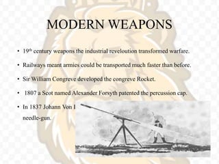 Weapons development | PPTX