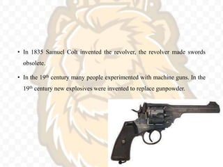 Weapons development | PPTX