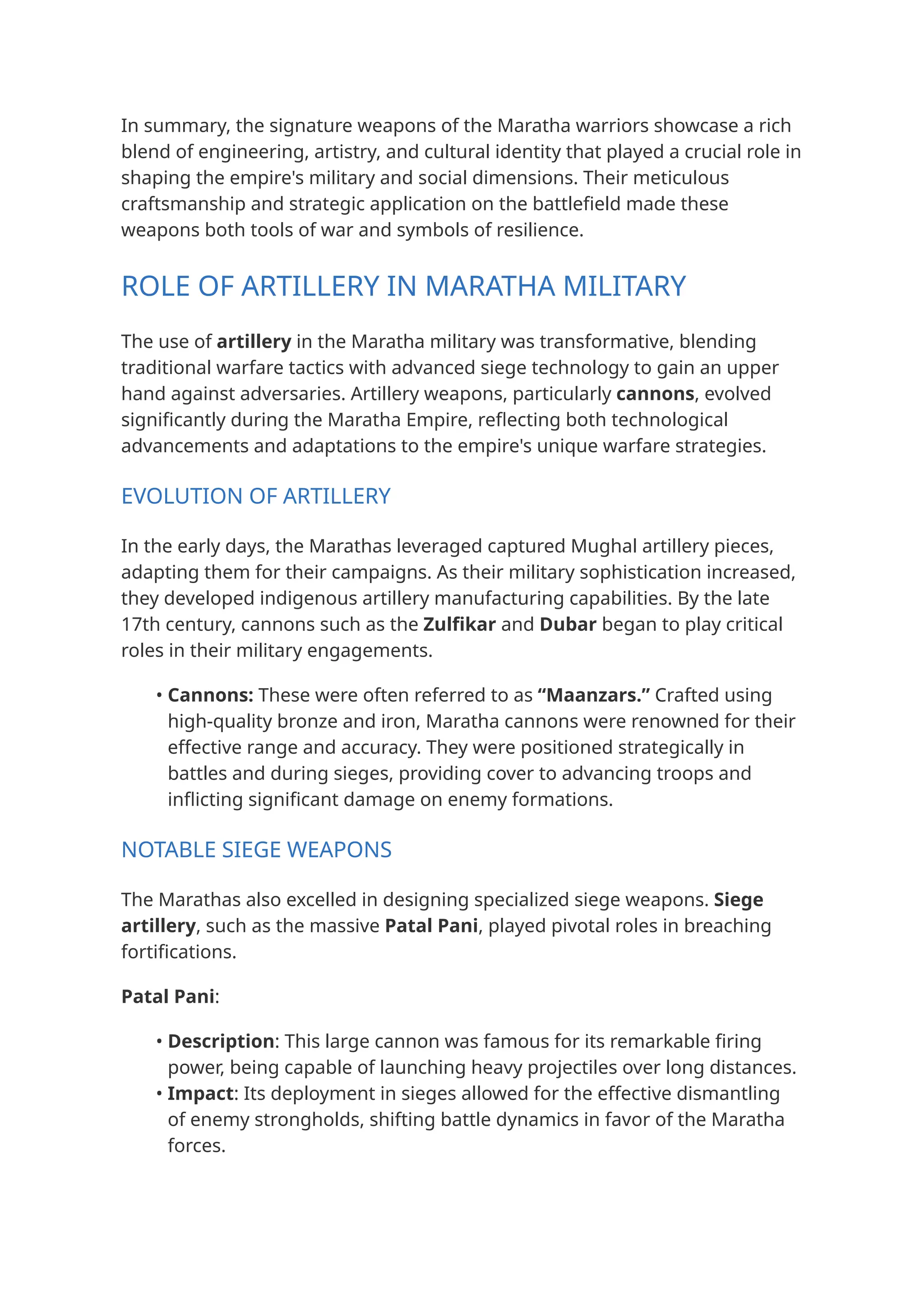 Iconic Weapons of the Maratha Empire - PDF | PDF