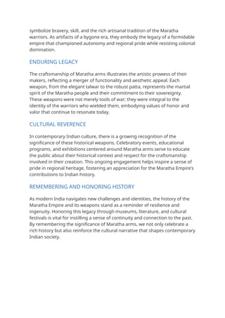 Iconic Weapons of the Maratha Empire - PDF | PDF
