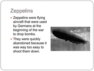 Weapons of world war i | PPT