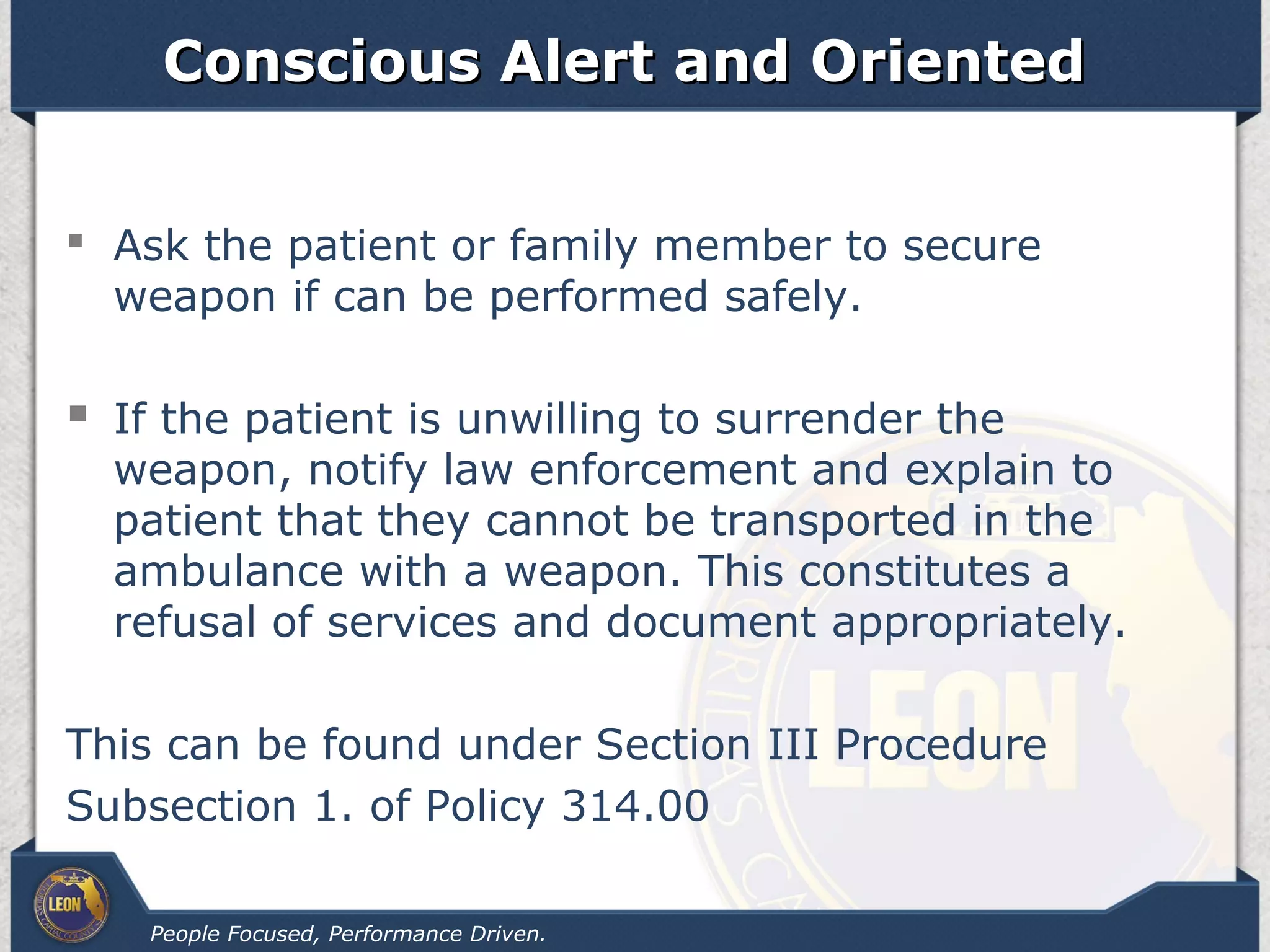Weapons policy pp | PPT