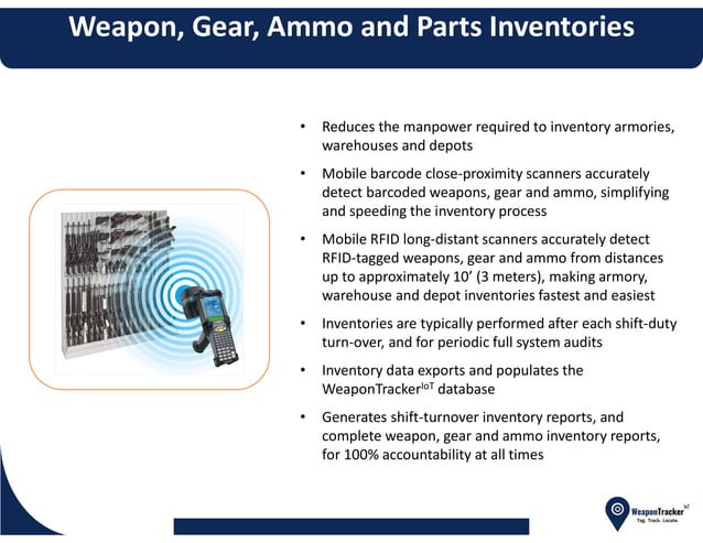 Weapon Tracking Solution With Weapon Tracker IoT | PDF