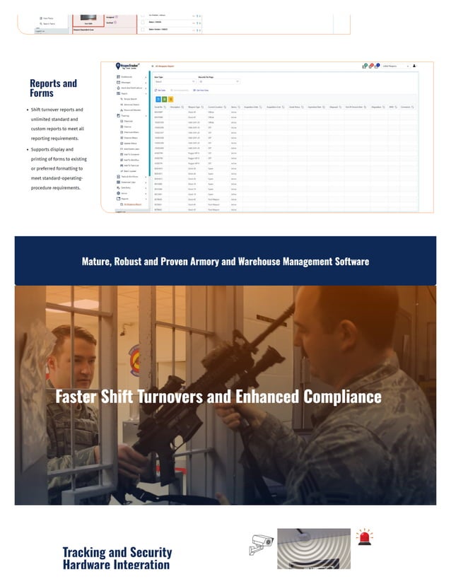 Weapon Tracking Software: Enhancing Security and Efficiency | PDF
