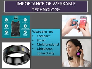 Smart wearables or wearable technologies | PDF