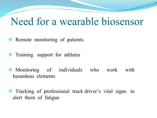 Wearable Bio-sensors Ppt | PPTX