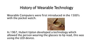 Wearable computer-and-technology | PPT