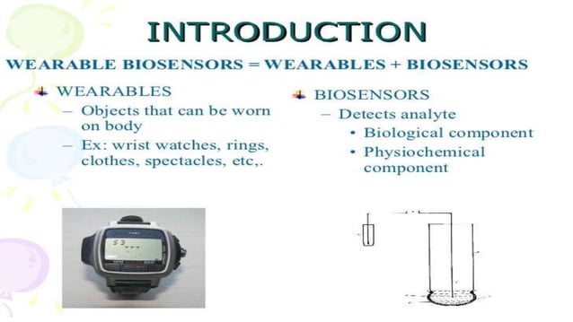 Wearable bio sensor | PPT