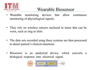 Wearable biosensors | PPTX