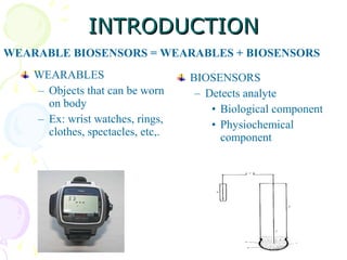 Wearable Biosensors Presentation | PPT