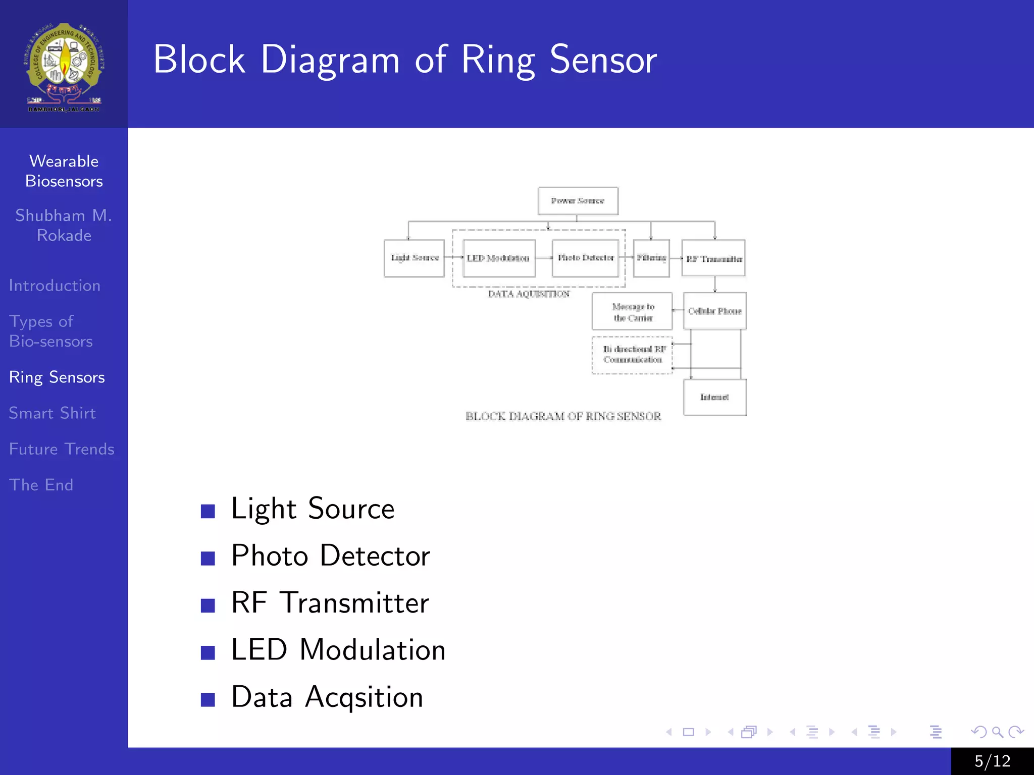 Wearable Biosensors Presentation | PDF
