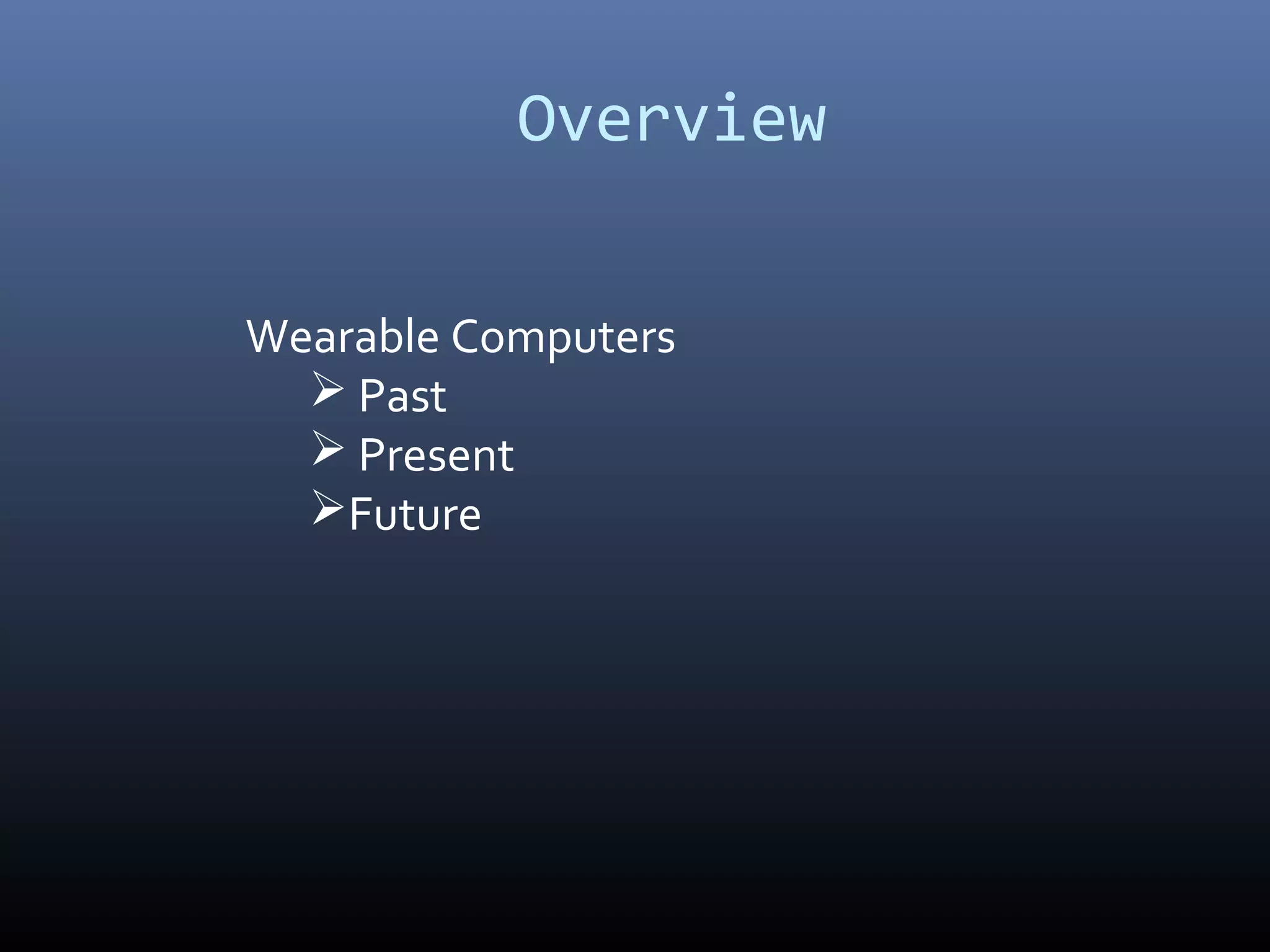 Wearable computers | PPT