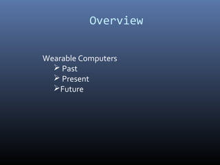 Wearable computers | PPT