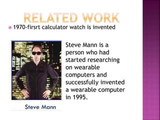 Wearable computers | PPTX