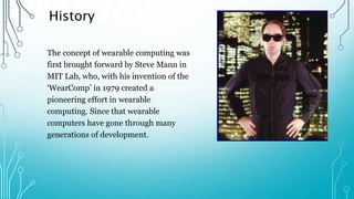 Wearable computers seminar | PPT