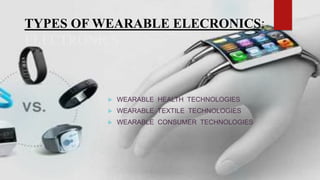 Wearable electronics in functional clothing | PPTX