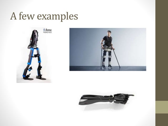 Wearable exoskeletons and bionics ut challenge | PPT