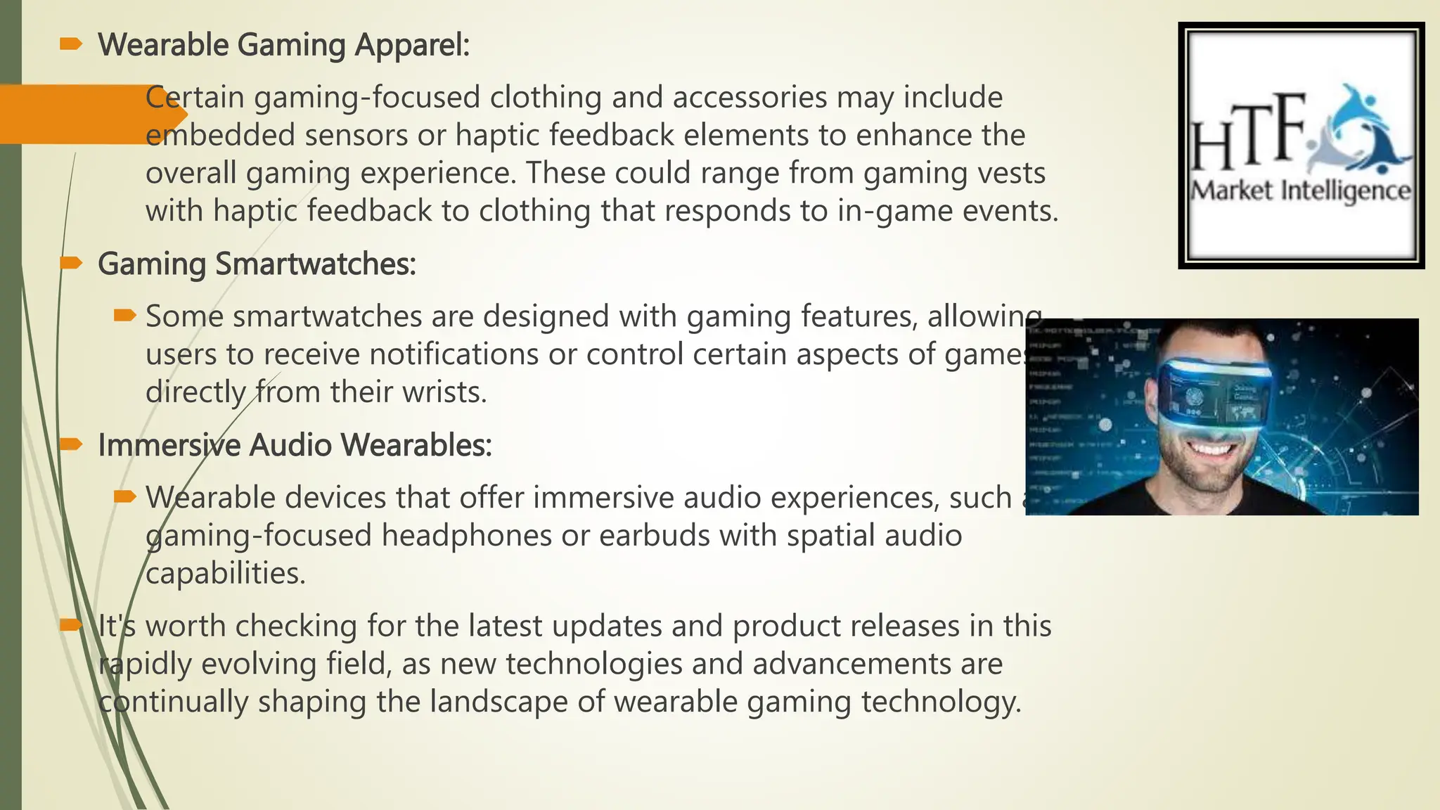 Wearable Gaming Technology Market Shaping | PPTX