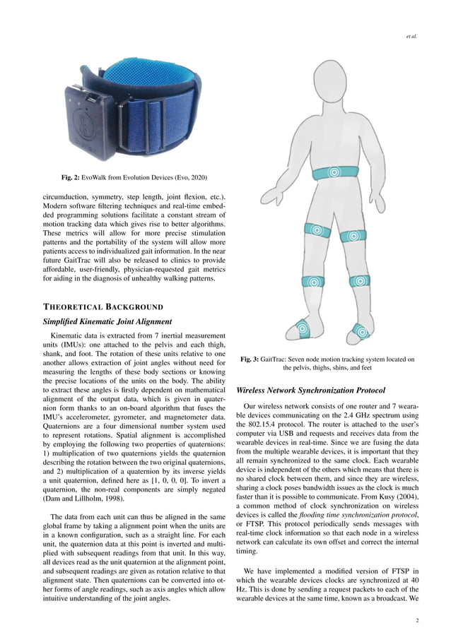 Wearable motion tracking for clinical gait analysis | PDF | Physical ...