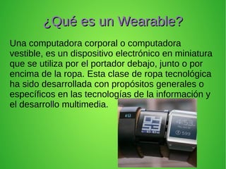 Wearables | ODP