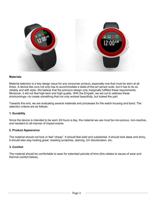 Wearable sensor research | PPT