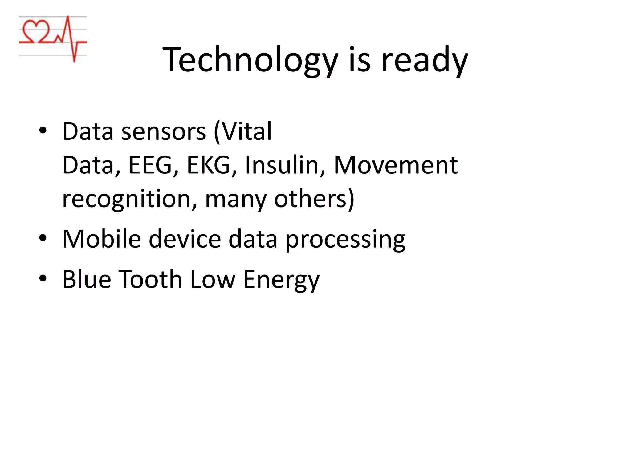 Wearable sensors and mobile applications | PPTX