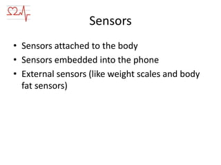 Wearable sensors and mobile applications | PPTX