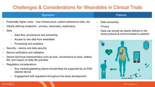 Wearables in Clinical Trials: Opportunities and Challenges | PPTX