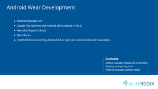 Introduction to Wearable Development | PPT