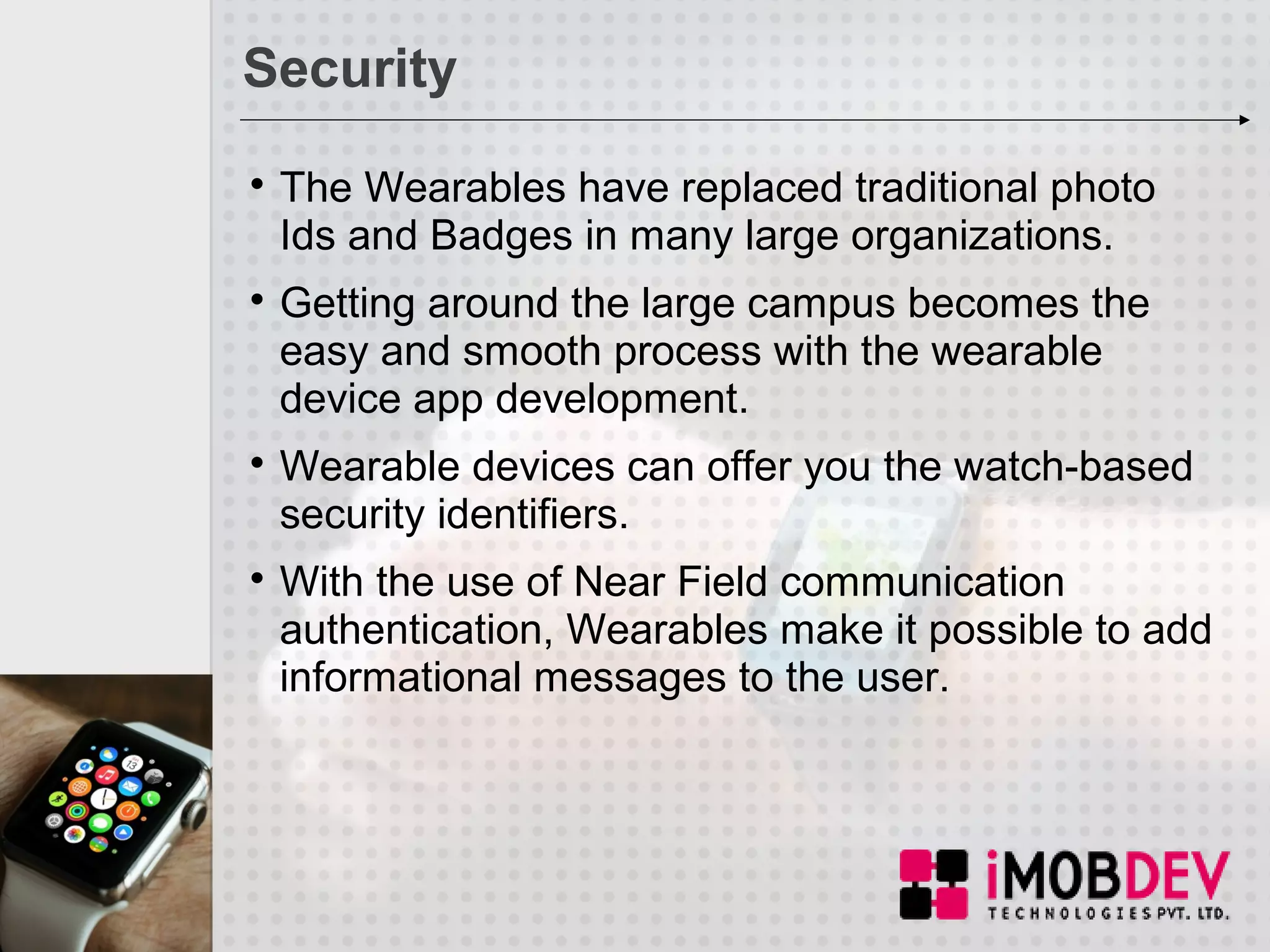 Wearable Technology Applications for Smart Solutions | PPT