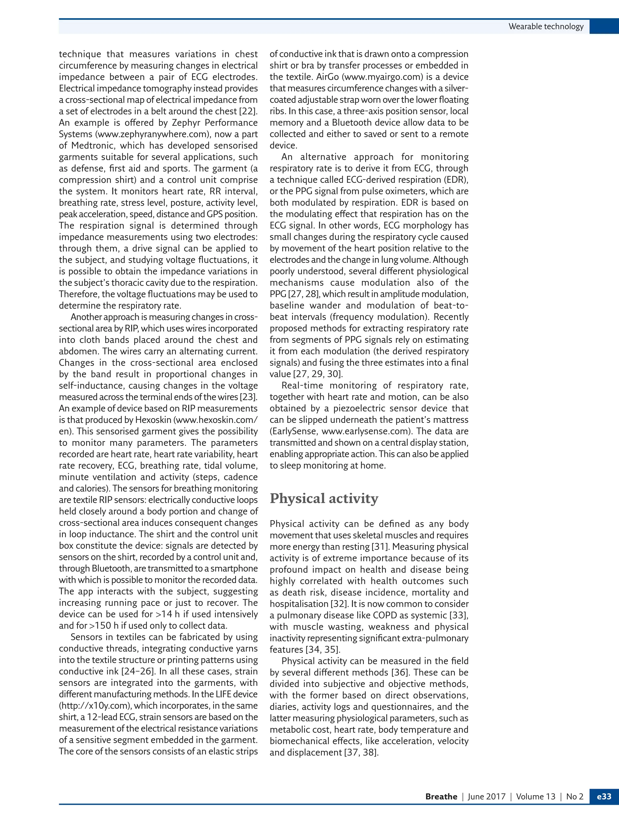 Wearable technology role in respiratory health and disease | PDF ...