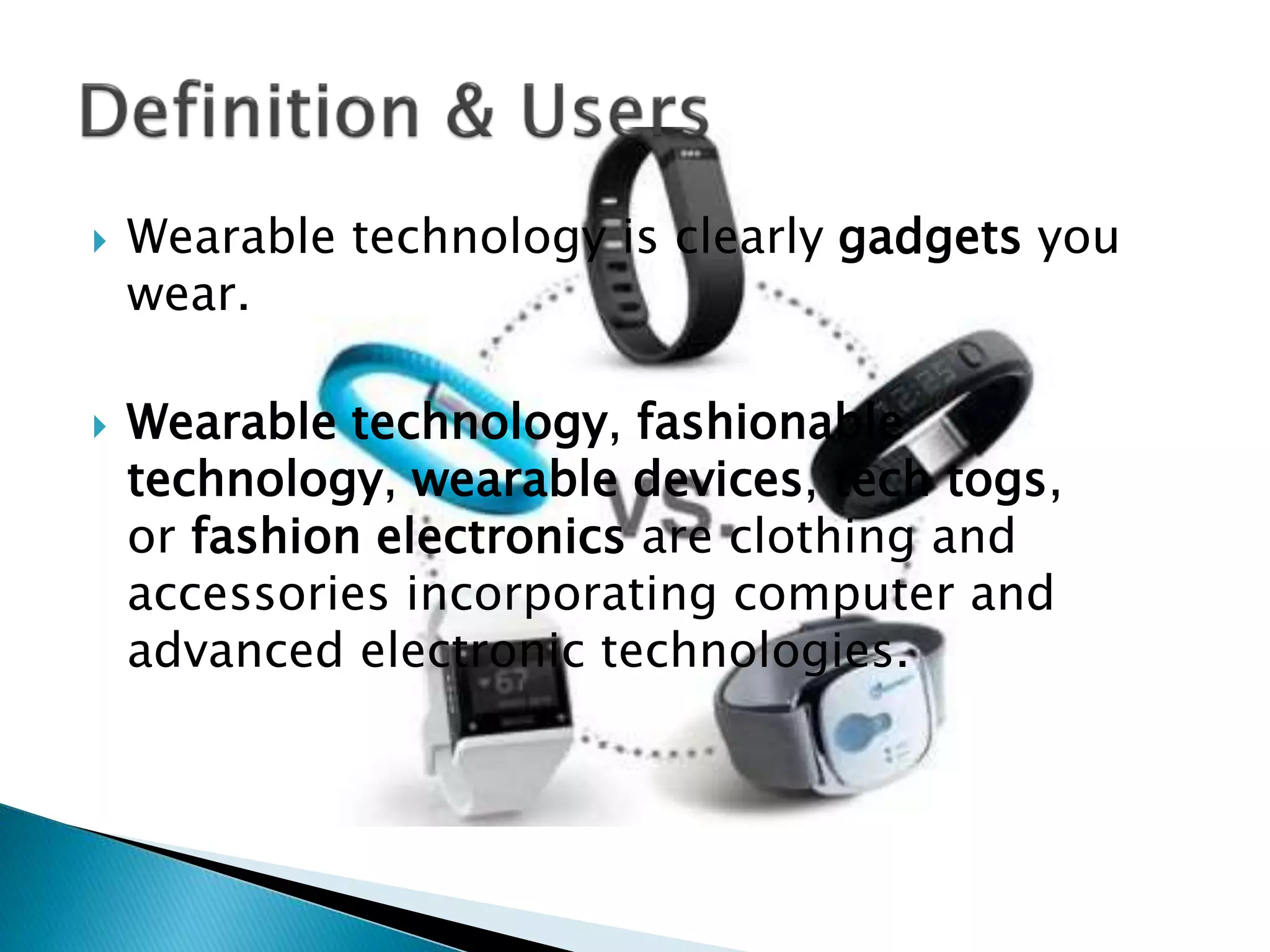 Wearable tech ppt | PPTX