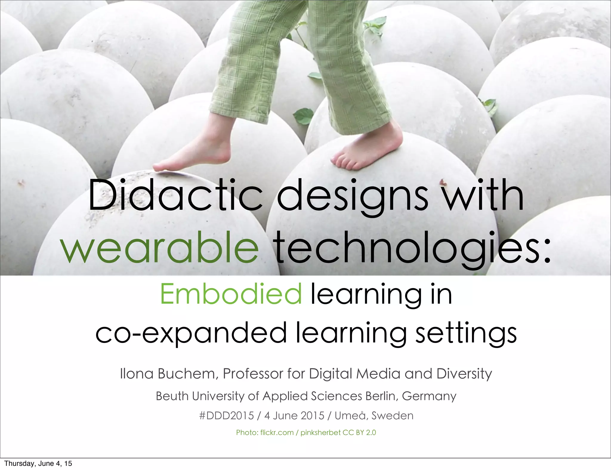 Wearable Enhanced Embodied Learning | PDF