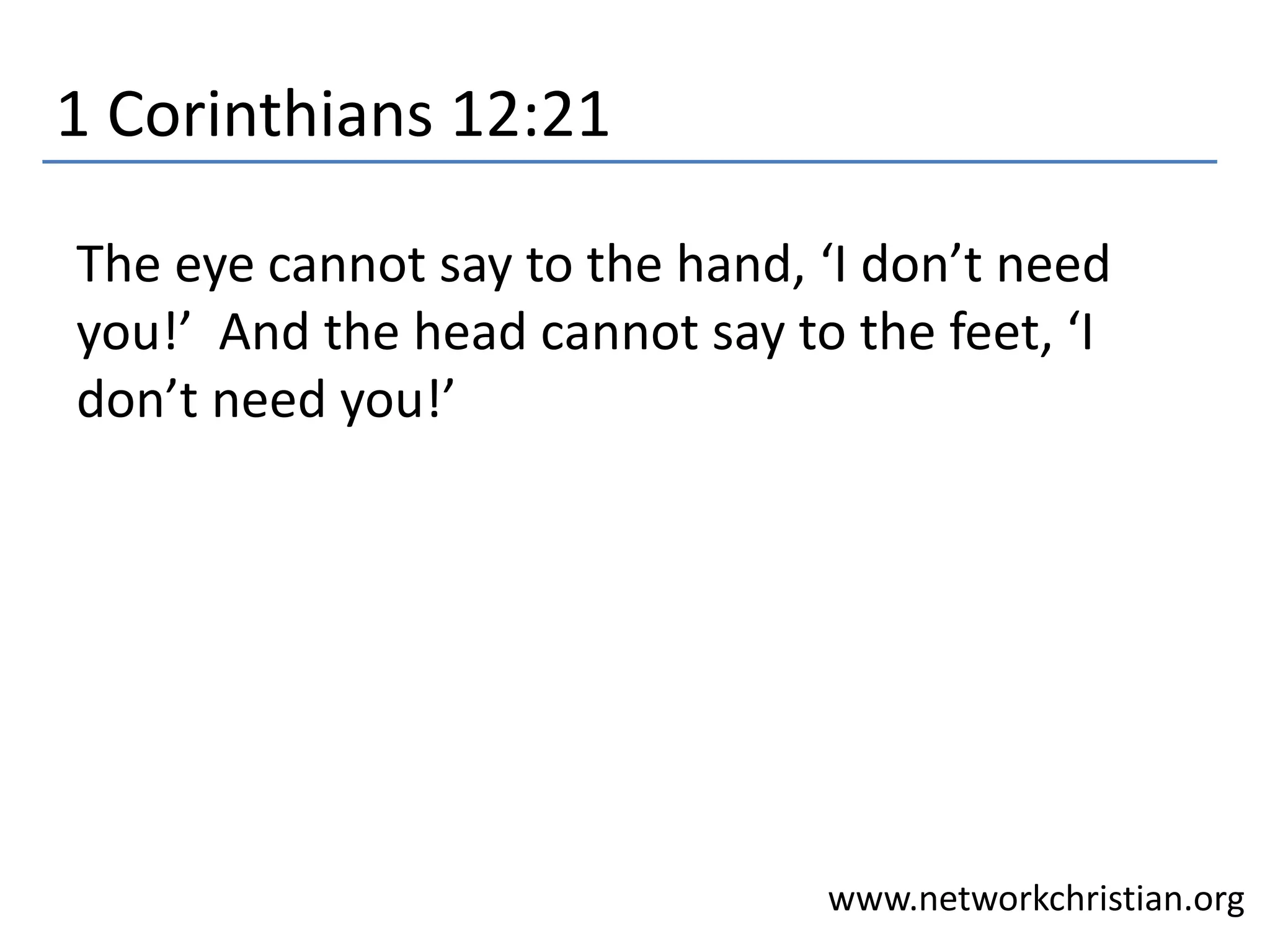 We are ... part 2 (the body of christ 1 corinthians 12 12 31) | PPTX